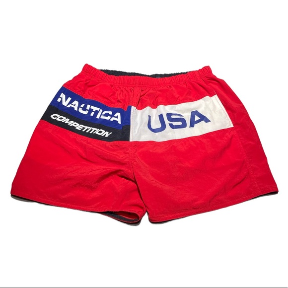 Nautica | Swim | Vintage 9s Nautica Competition Swim Trunks Size Xl ...